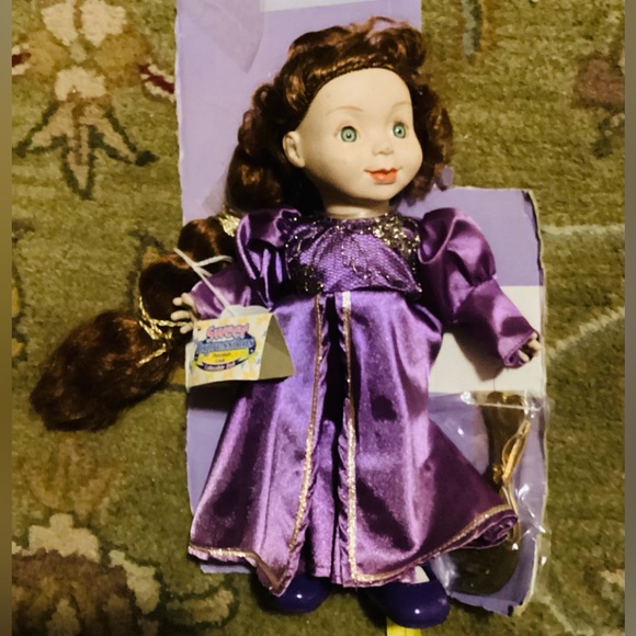 Vintage | Toys | Rapunzel Rare Red Hair Vintage Porcelain Doll 1 ...